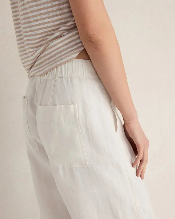 HAVEN WELL WITHIN Heavyweight Linen Wide Leg Pants