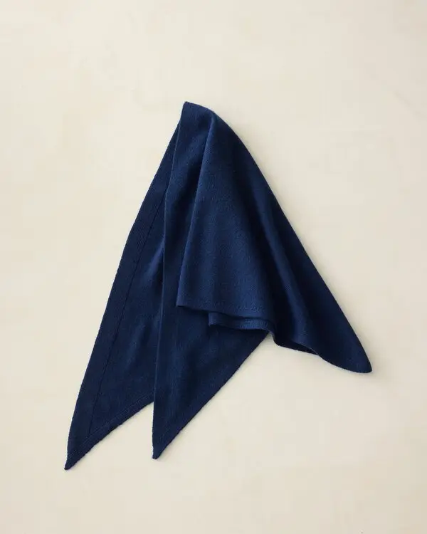 HAVEN WELL WITHIN Wool & Cashmere Triangle Scarf - Forest