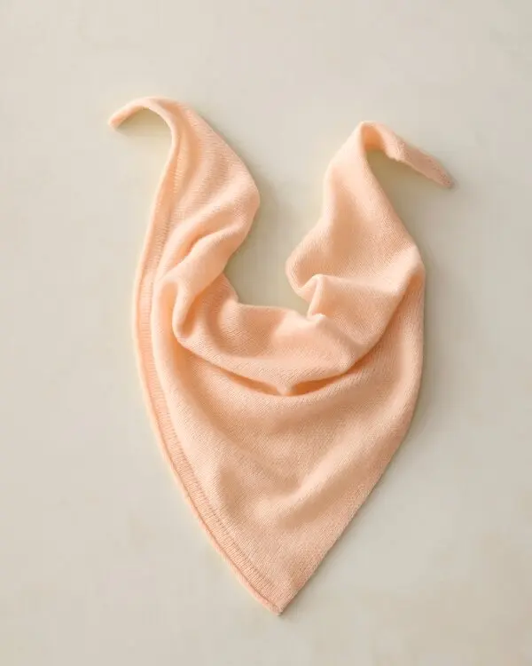 HAVEN WELL WITHIN Merino Wool And Cashmere Triangle Scarf - Carnation