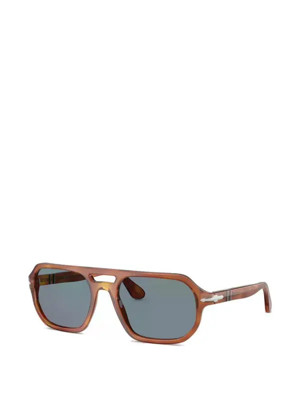 Persol Guido Tortoiseshell-effect Sunglasses - Brown