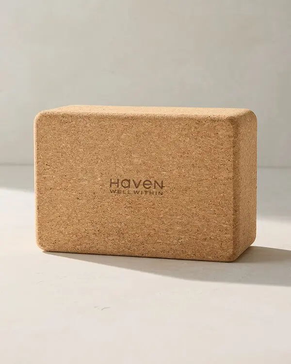 B, HALFMOON B.halfmoon X Yoga Block - Cork