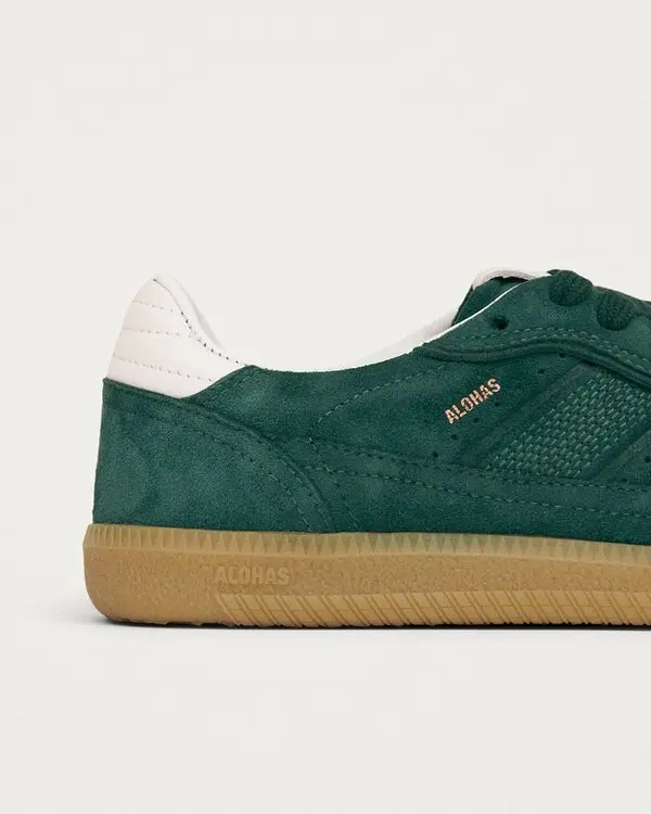 ALOHAS Rife Leather Sneakers - Forest Green