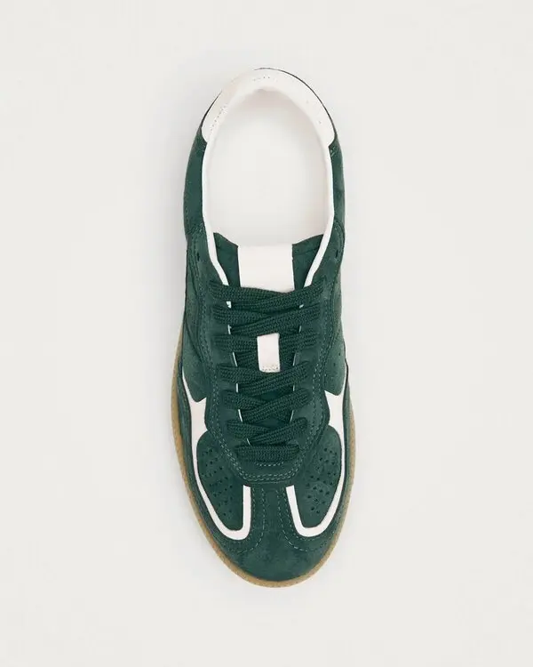 ALOHAS Rife Leather Sneakers - Forest Green