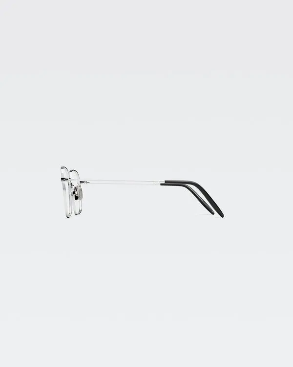 CUBITTS Coley Square Eyeglasses With Keyhole Bridge - Silver