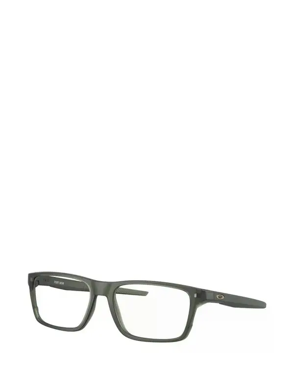 Oakley Port Bow Rectangle-frame Glasses - Green