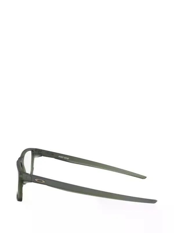 Oakley Port Bow Rectangle-frame Glasses - Green