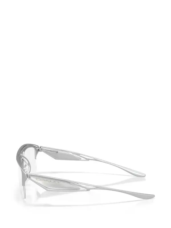 Oakley Valdosta Rectangle Eyeglasses - Silver