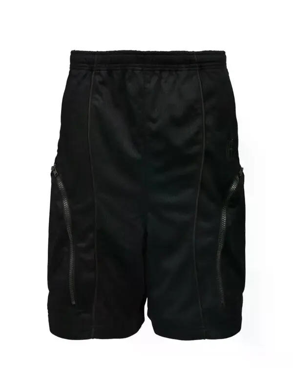 BREATH Mesh Zip-detail Shorts