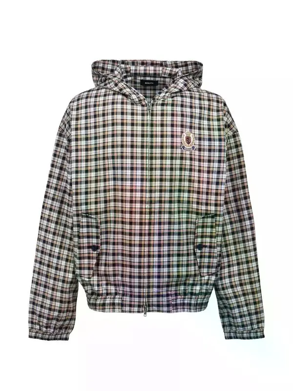 BREATH Checked Hooded Jacket