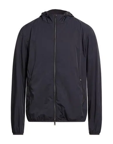 Herno Hooded Zip-up Windbreaker Jacket - Navy