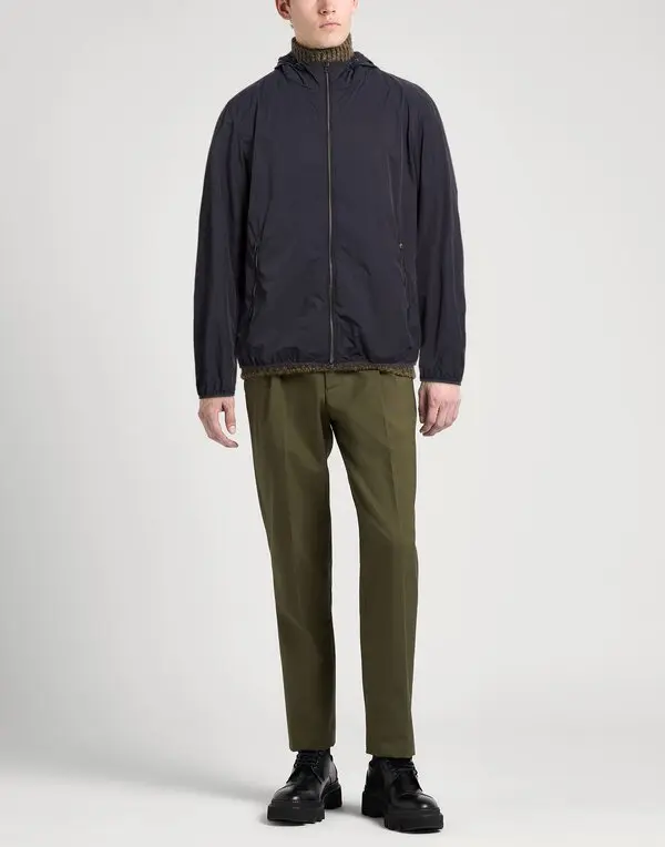 Herno Hooded Zip-up Windbreaker Jacket - Navy
