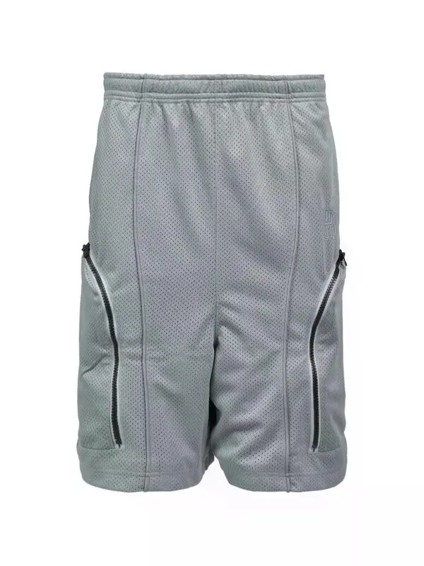 BREATH Mesh Zip-pocket Shorts - Grey