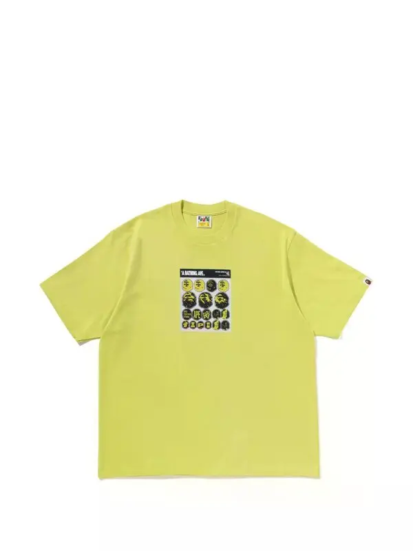 A BATHING APE Graphic-print T-shirt - Yellow