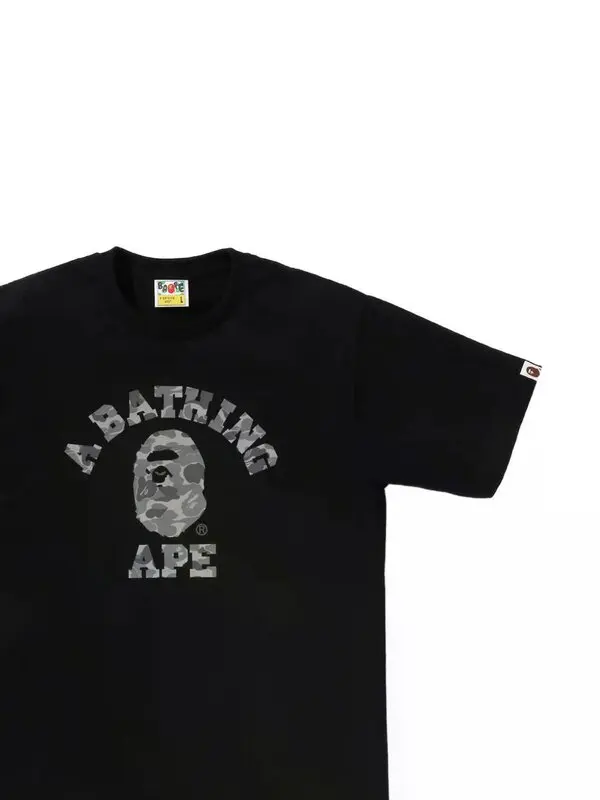 A BATHING APE Logo-print T-shirt - Black
