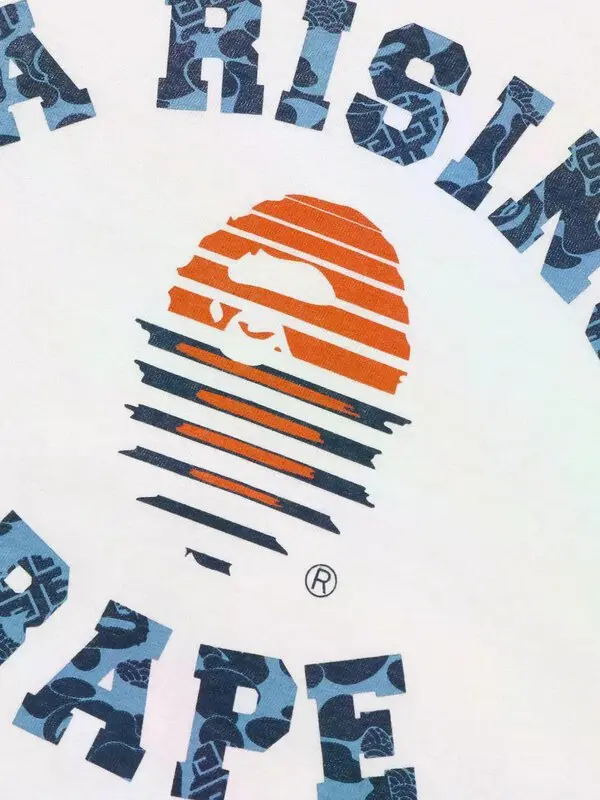 A BATHING APE Graphic-print Cotton T-shirt