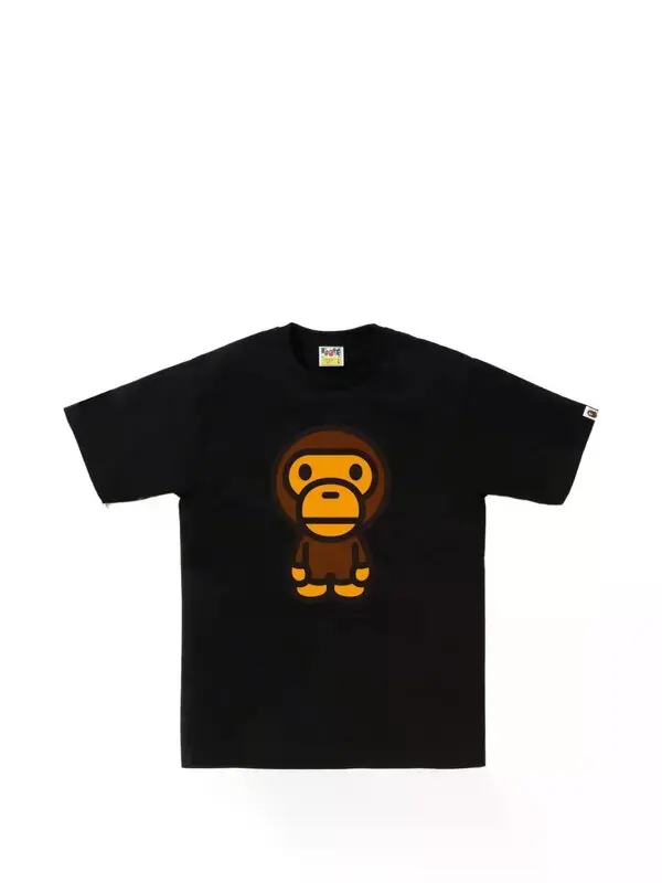 A BATHING APE Baby Milo-print T-shirt - Black