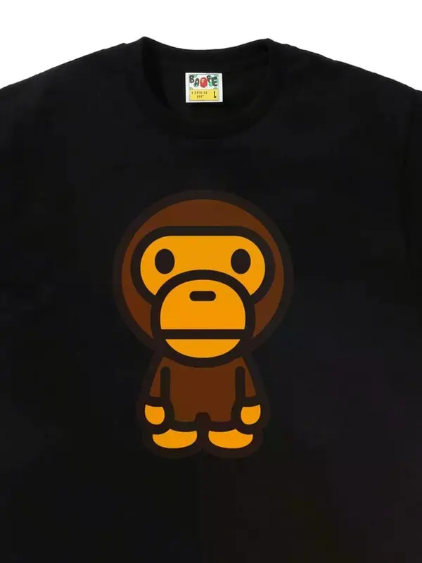 A BATHING APE Baby Milo-print T-shirt - Black