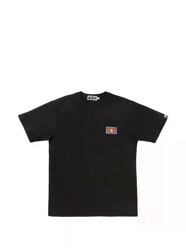 A BATHING APE Logo-patch Pocket T-shirt - Black