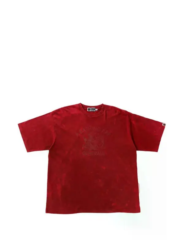 A BATHING APE Graphic-print Tie-dye T-shirt
