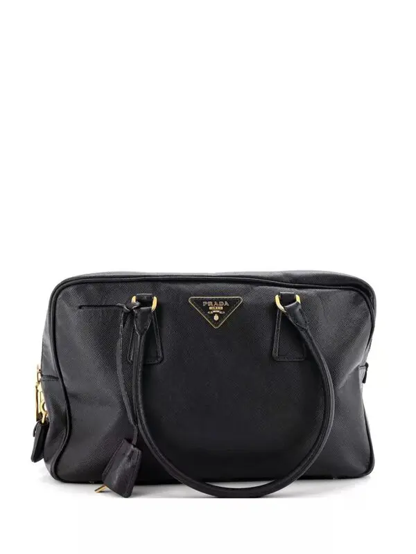 Prada Saffiano Leather Medium Bauletto Handbag