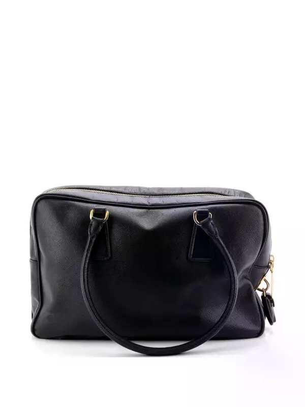 Prada Saffiano Leather Medium Bauletto Handbag