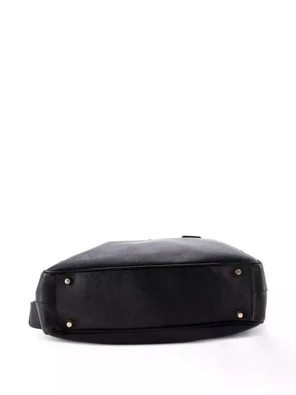 Prada Saffiano Leather Medium Bauletto Handbag
