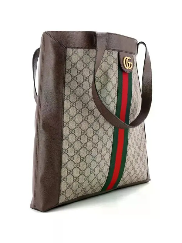 Gucci Ophidia Soft Gg Coated Canvas Large Tote Bag