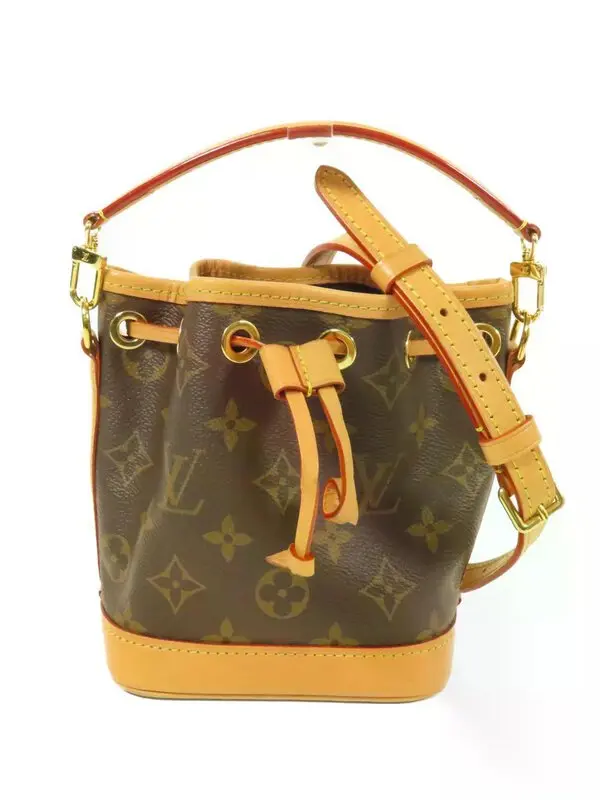 LOUIS VUITTON Nano Noe Monogram Bucket Bag - Brown