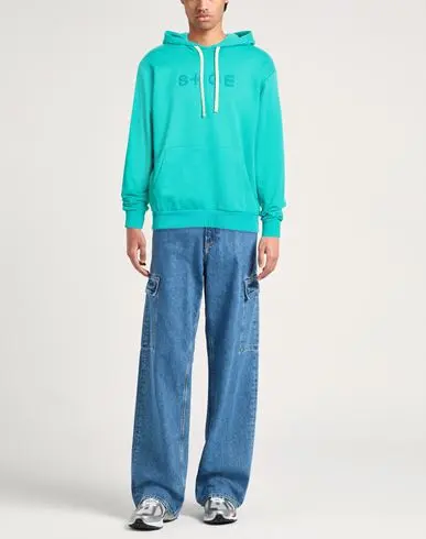 SHOE Sweatshirt With Appliqués And Embroidered Logo - Blue