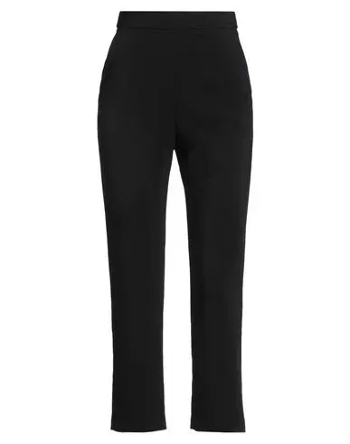 Pinko Viscose And Elastane Cropped Tapered Pants - Black