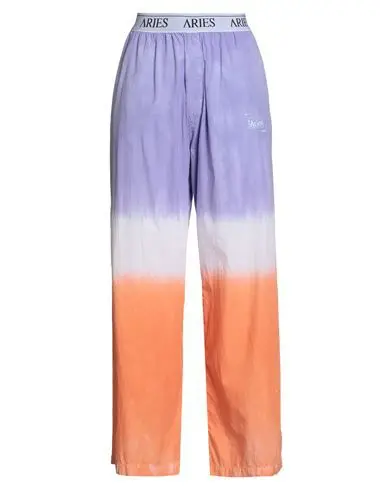 Aries Cotton Straight-leg Pants - Lilac