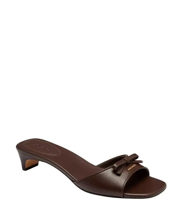 COACH Bow Kitten Heel Sandal
