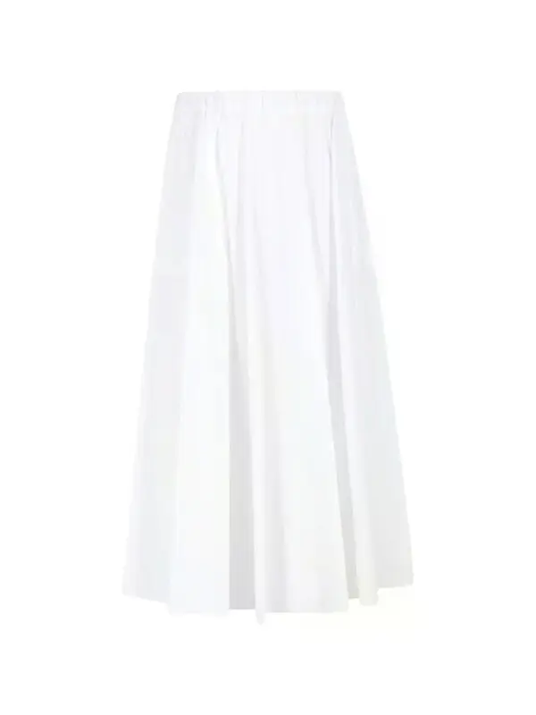 Aspesi Elasticated Waistband Pleated Skirt - White