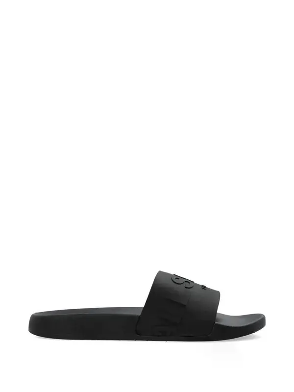 ALLSAINTS Biggy Logo-embossed Slides