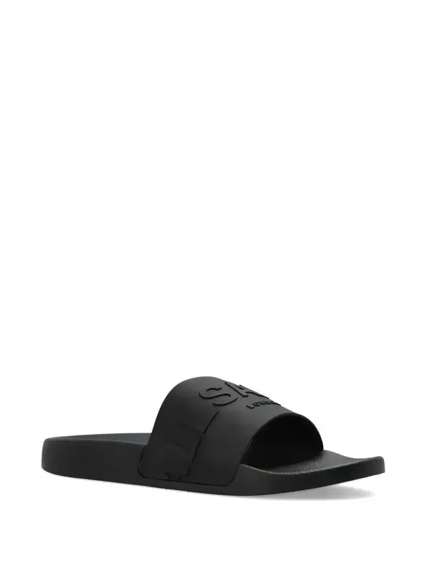 ALLSAINTS Biggy Logo-embossed Slides