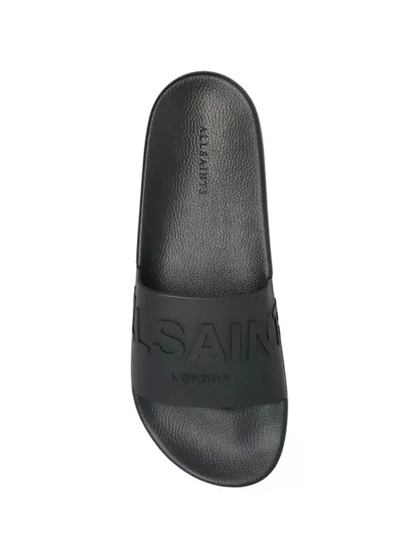 ALLSAINTS Biggy Logo-embossed Slides