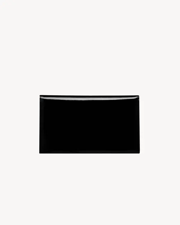 Saint Laurent Patent Leather Pouch - Black