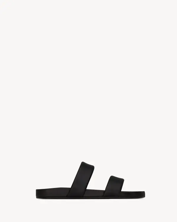 Saint Laurent Nichols Leather Slides
