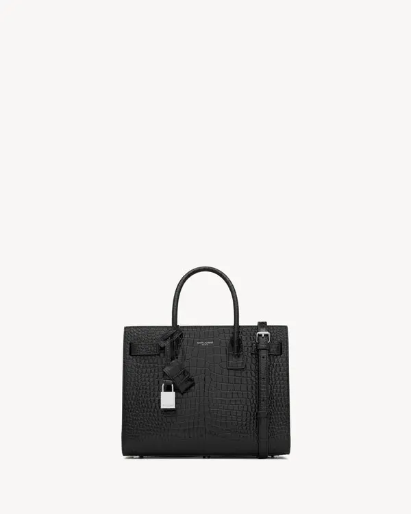 Saint Laurent Sac De Jour Bag - Black