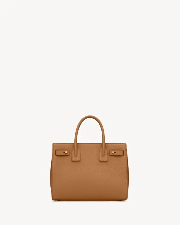 Saint Laurent Sac De Jour In Grained Leather - Cinnamon