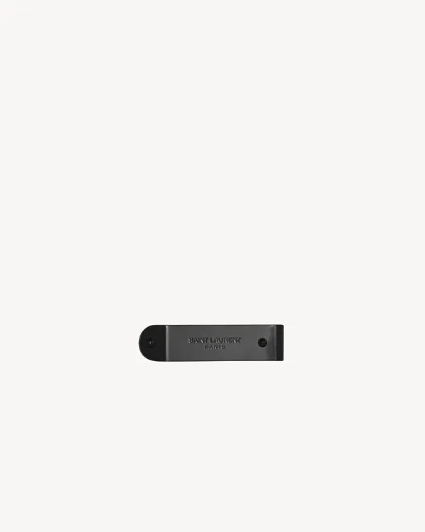Saint Laurent Id Money Clip In Metal - Black