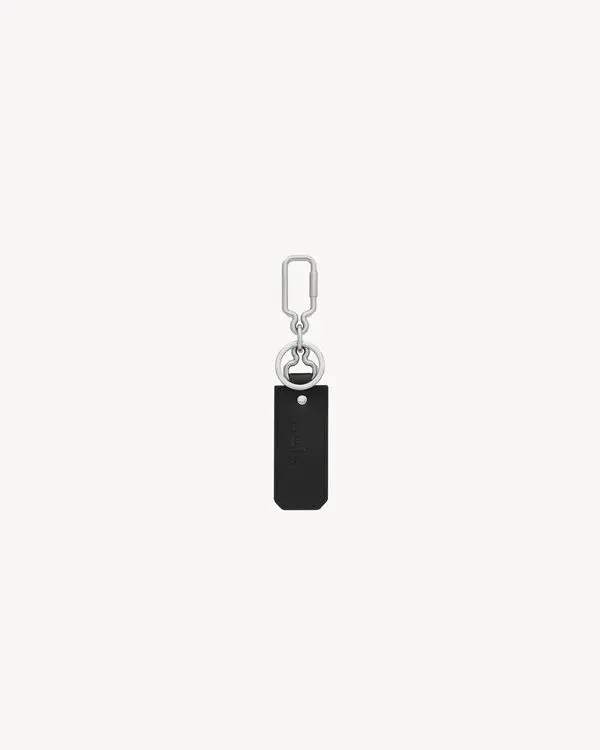 Saint Laurent Cassandre Keyring In Leather