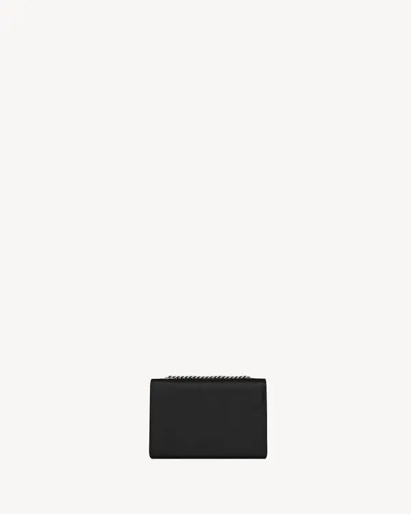 Saint Laurent Kate Small Grain De Poudre Embossed Leather Bag - Black