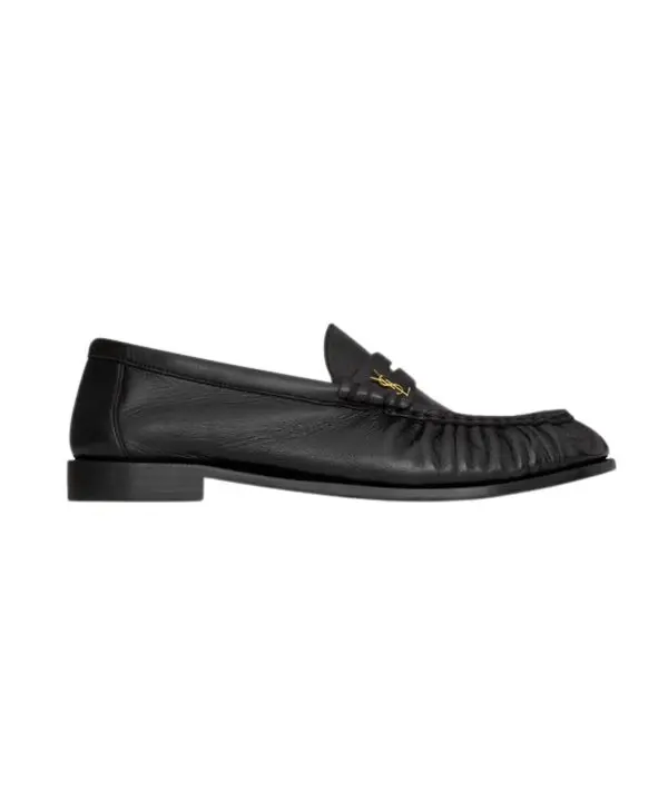 Saint Laurent Le Loafer Supple In Shiny Leather