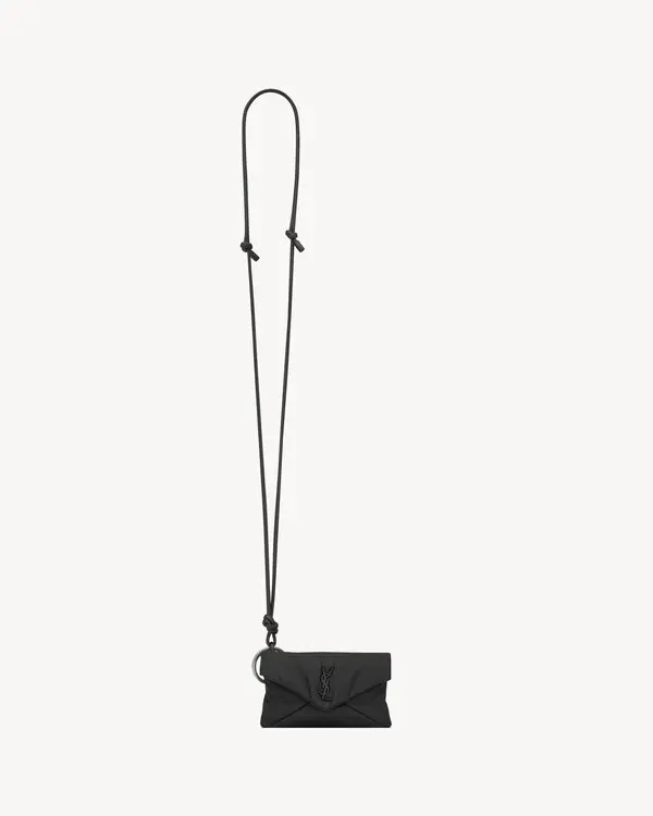 Saint Laurent Cassandre Mini Envelope In Nylon