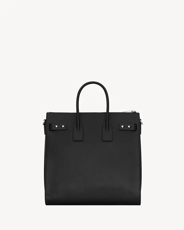 Saint Laurent Sac De Jour North/south Grained Leather Tote Bag
