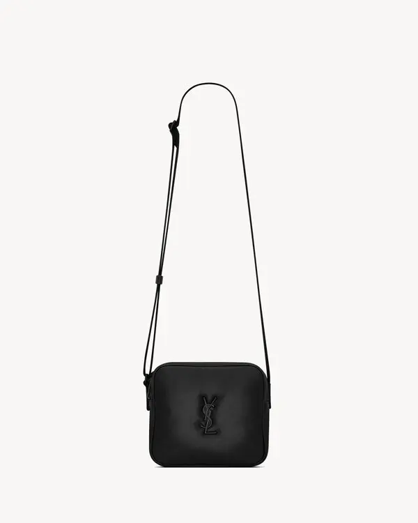Saint Laurent Niki Camera Bag In Smooth Leather - Black
