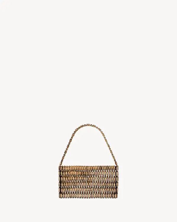 Saint Laurent Minaudière In Crystals