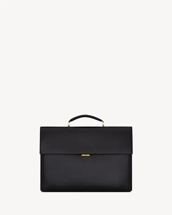 Saint Laurent Briefcase In Box - Black
