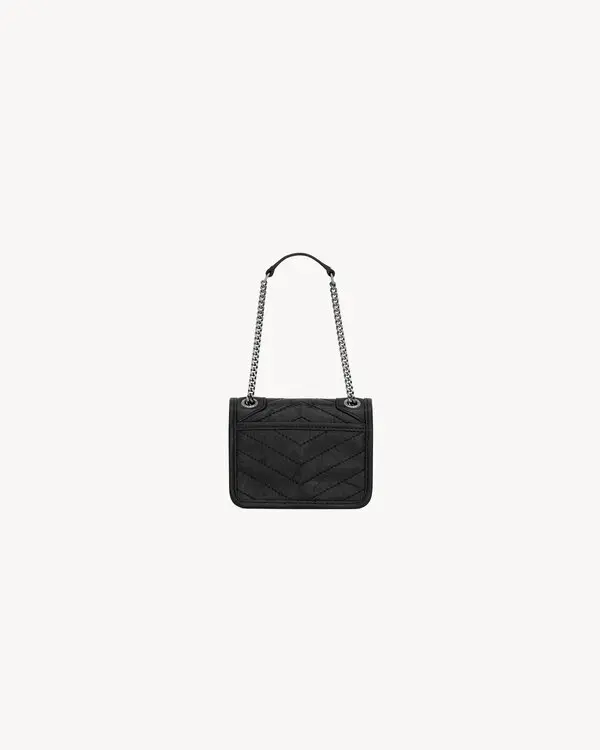 Saint Laurent Niki Micro Bag In Leather